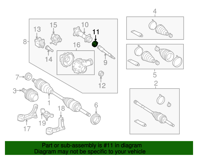 1995-2022 Toyota Oil Seal; Seal 9031147013 | Toyota Parts Center