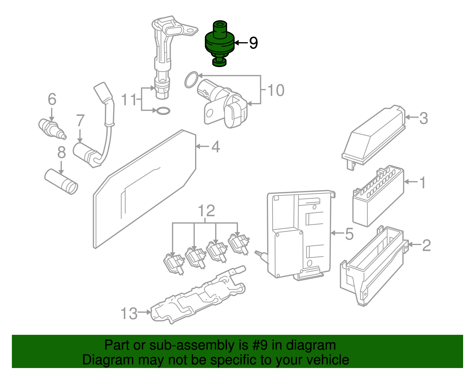 1998-2007 GM Ignition Knock (Detonation) Sensor 12589867 | Courtesy Parts