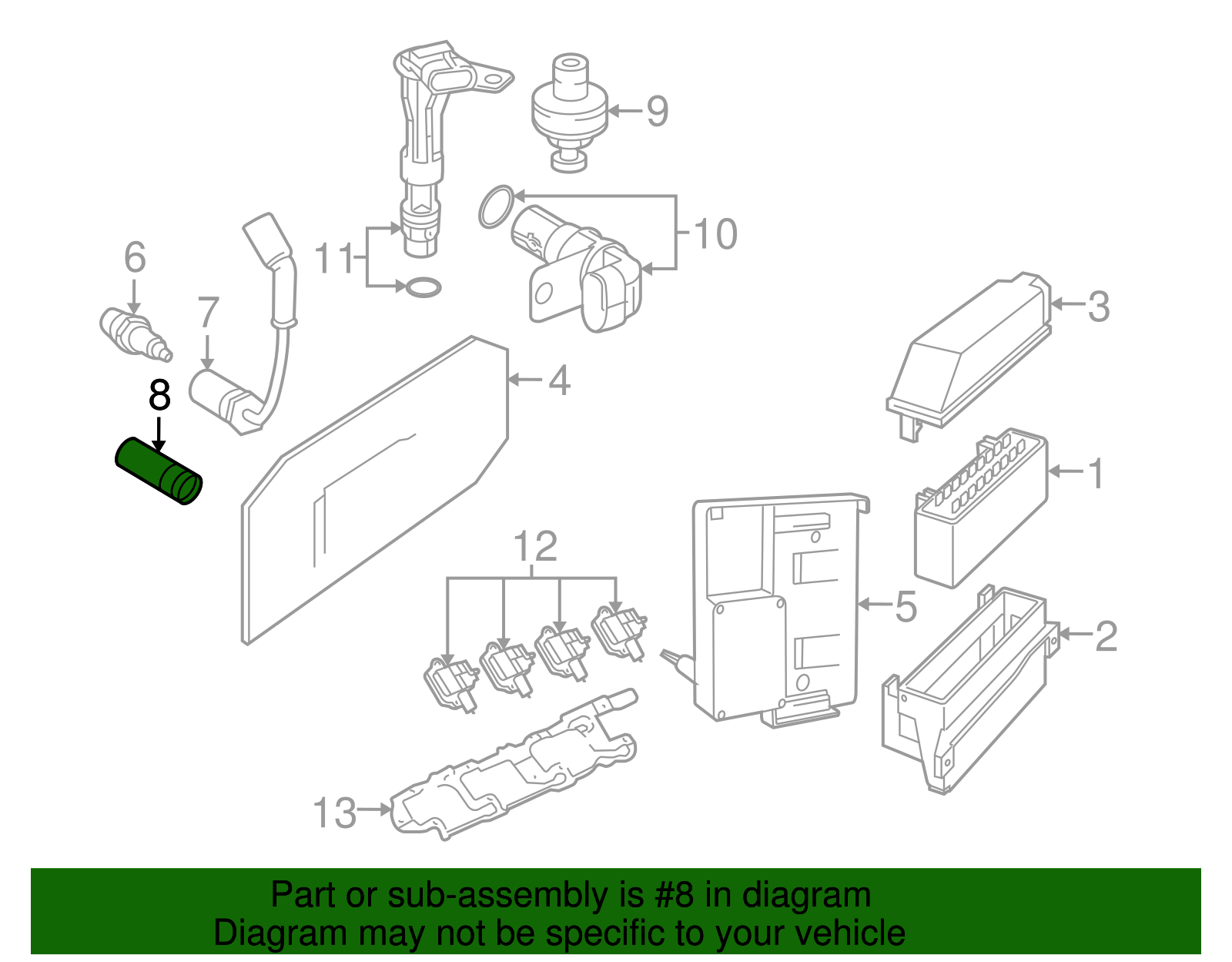 2000-2015 GM Spark Plug Wire Heat Shield 19329681 GM | GMPartsDirect.com