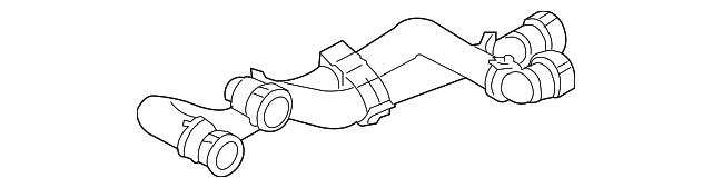 Genuine OEM Heater Hose Part# LR005187 Fits 2006-2009 Land Rover Range ...