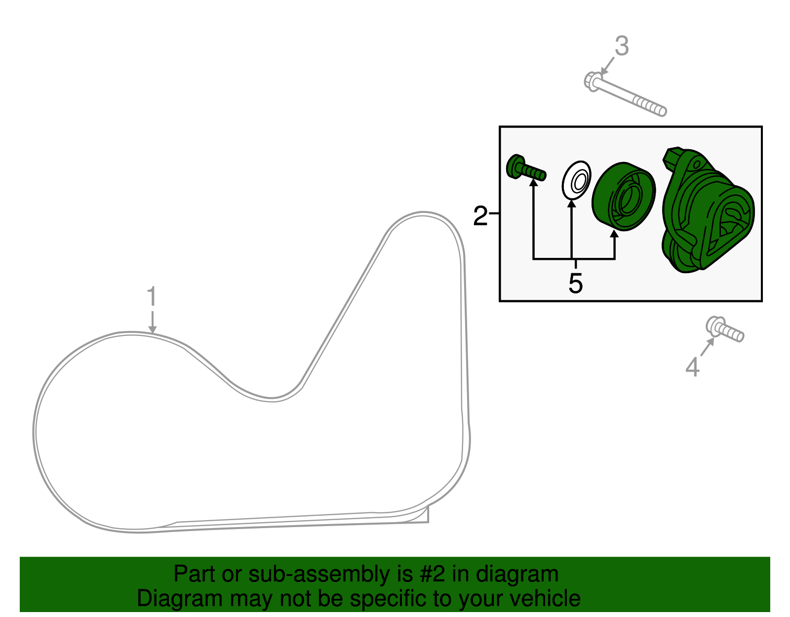 31170-RLV-A02 - Belt Tensioner 2016-2024 Honda | Honda Parts Online