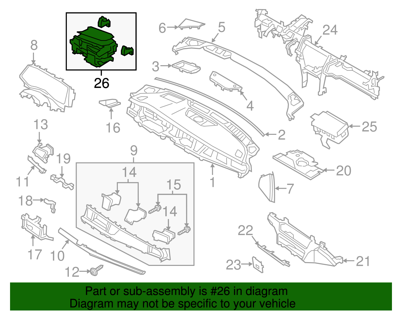 94310-F6030 - Head-Up Display 2017-2019 Kia Cadenza | Kia.Parts