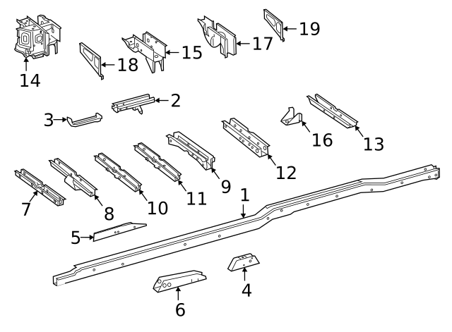 906-310-62-37 - Cross-Member 2010-2024 Mercedes-Benz Sprinter 2500 ...