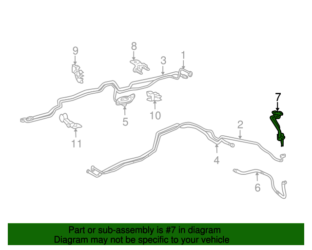 88710-6B670 - AC Tube - 2008-2020 Toyota Land Cruiser | OEM Genuine ...