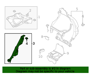 2021-2024 Toyota Venza Pillar Trim 62555-48080-C0 | Sparks Parts