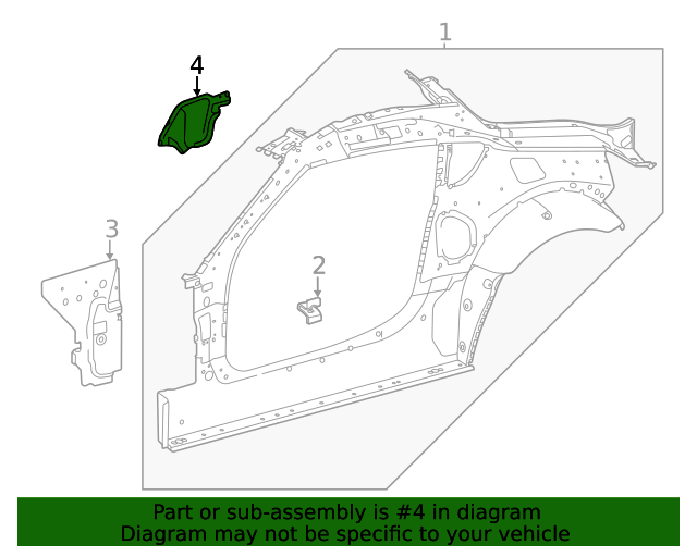 2020-2023 Toyota GR Supra Bracket 77277-WAA01 | Toyota Parts Center