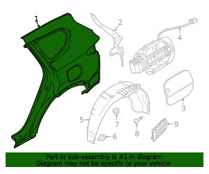 2019-2023 Hyundai Santa Fe Quarter Panel 71504-S2C00 | OEM Parts Online