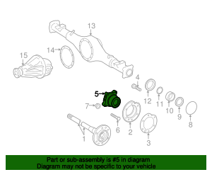42450-0C011 - Drive Axle Shaft Bearing - 2011-2021 Toyota Tundra ...