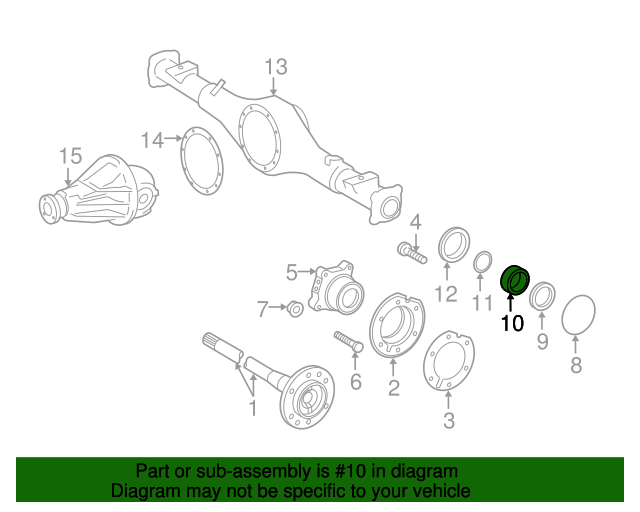 42423-34040 - Hub & Bearing Retainer - 2007-2020 Toyota | Conicelli ...