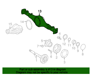2014-2021 Toyota Tundra Axle Housing 42110-0C053 | Toyota Parts Center
