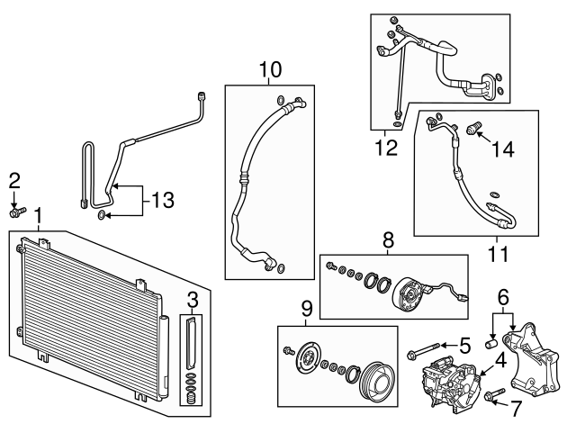 80341-THR-A01 - Pipe, Receiver 2018-2021 Honda Odyssey | Honda Parts Online