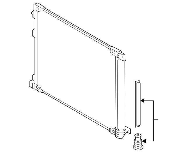 2015-2020 Lexus Condenser 88460-78010 | OEM Vehicle Parts