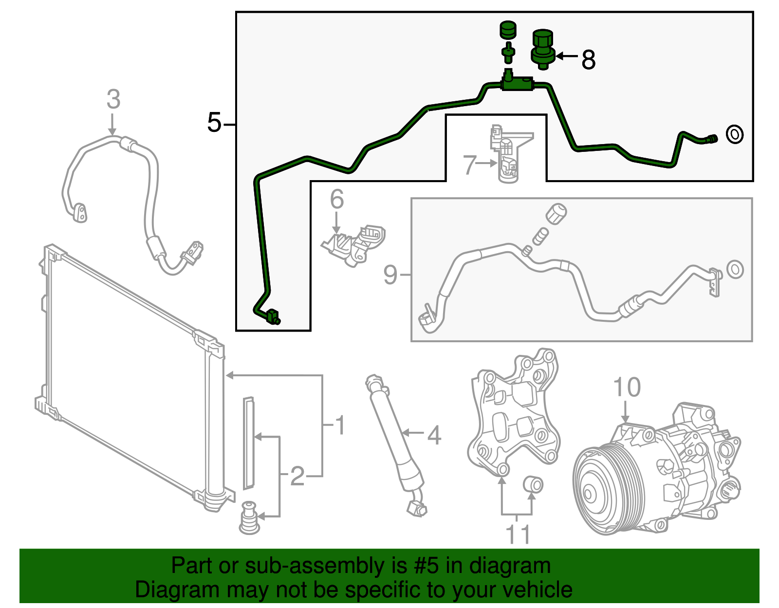 2015-2021 Lexus Liquid Line 88706-78040 | OEM Parts Online