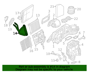 205-835-02-00 - HVAC Heater Hose Outlet Tube 2015-2023 Mercedes-Benz ...