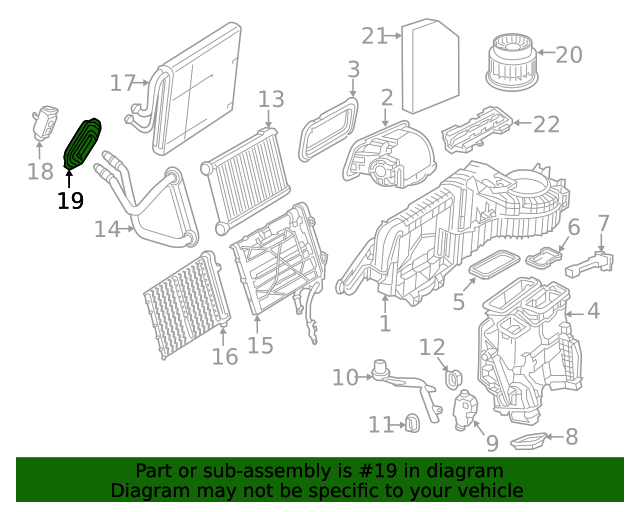 205-830-19-03 - A/C Expansion Valve Seal 2015-2023 Mercedes-Benz ...