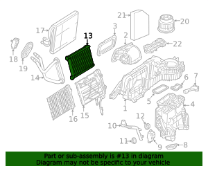 099-830-00-61-64 - Heater Core 2015-2023 Mercedes-Benz | Mercedes-Benz ...
