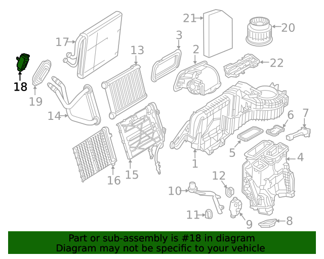 2015-2023 Mercedes-Benz Expansion Valve 099-830-01-00 | MB OEM Parts