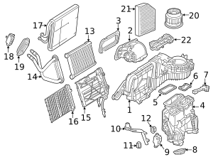 2015-2023 Mercedes-Benz Blower Motor 099-906-20-03 | Benz Parts Express