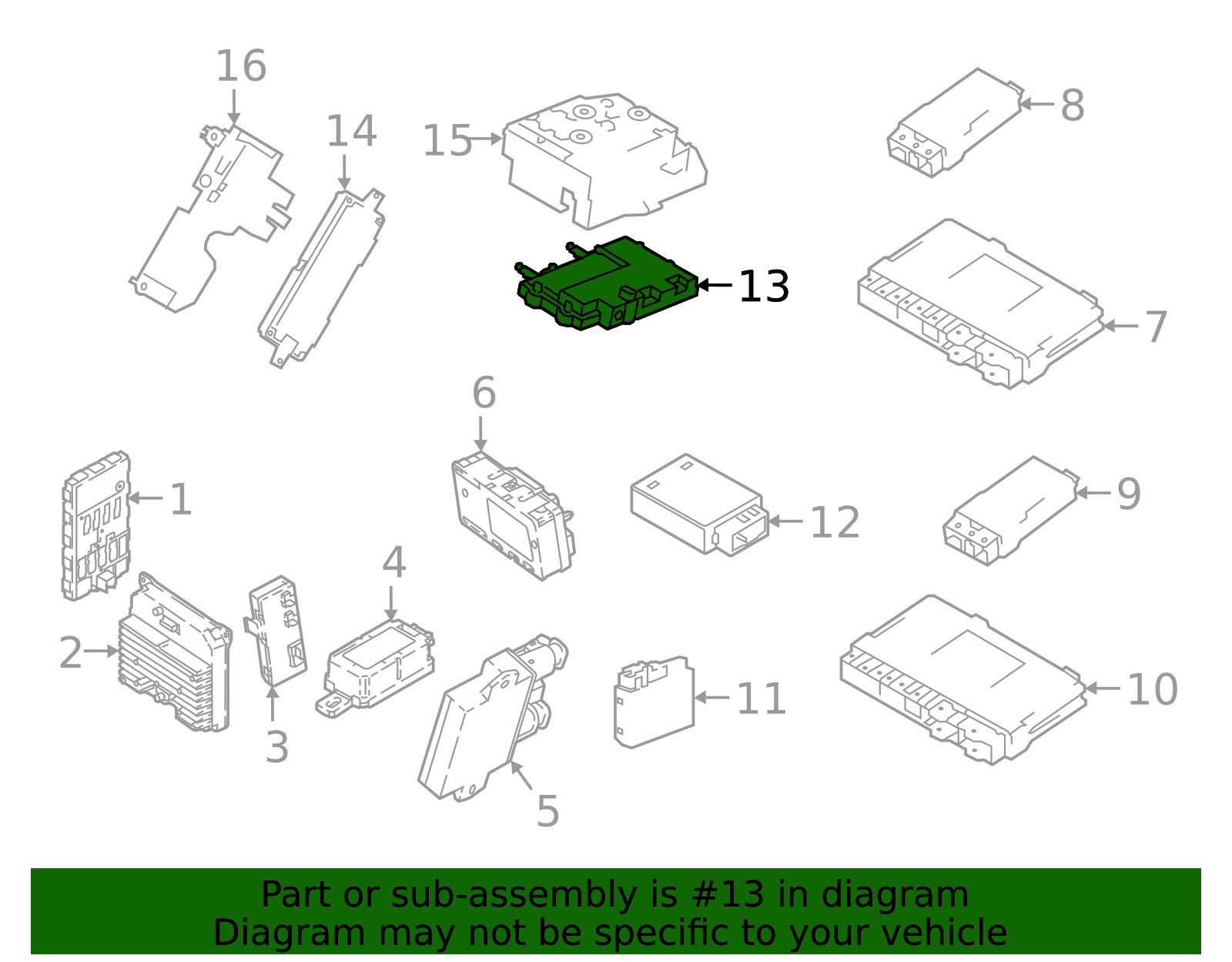 66-54-7-928-585 - 2019-2024 BMW - Control Module | BMWPartsHub