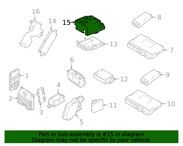 Genuine BMW 66-54-6-808-786 | Bracket | FREE Shipping on Most Orders ...