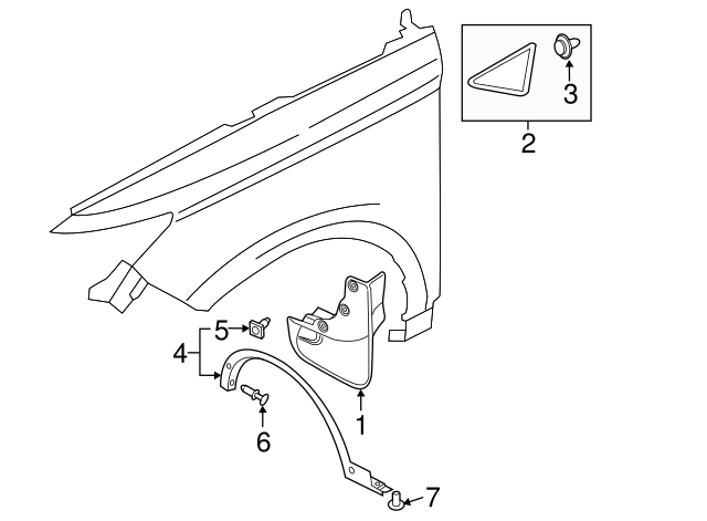 2015-2019 Lincoln MKC Molding EJ7Z-16268-AA | OEM Parts Online