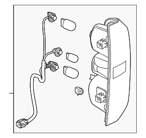 2015-2022 GMC Canyon Rear Passenger Side Body Structure Stop Lamp ...