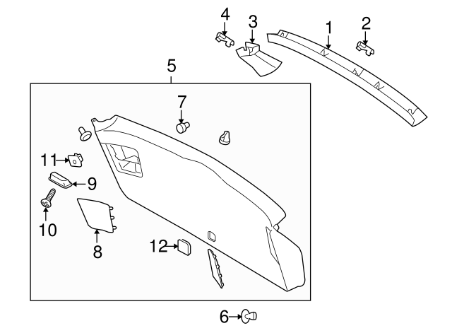 2010-2014 Subaru Outback Lower Trim 94320AJ01AVH | Subaru Parts For You