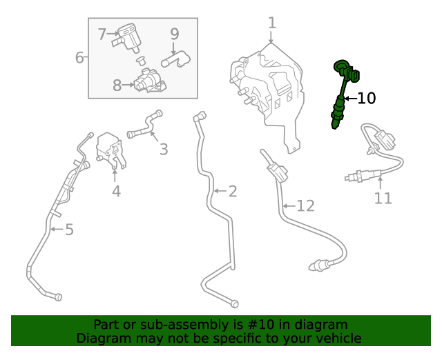 Genuine OEM Oxygen Sensor Part# LR091881 Fits 2018-2020 Land Rover ...