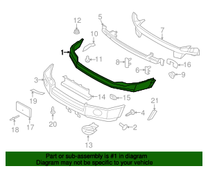Genuine OEM Ford Part - Upper Cover 7L1Z-17D957-BPTM | Genuine OEM Ford ...