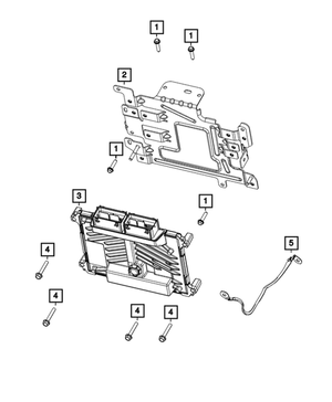 2018-2023 Jeep Ground Strap 68370004AB | Mopar eStore