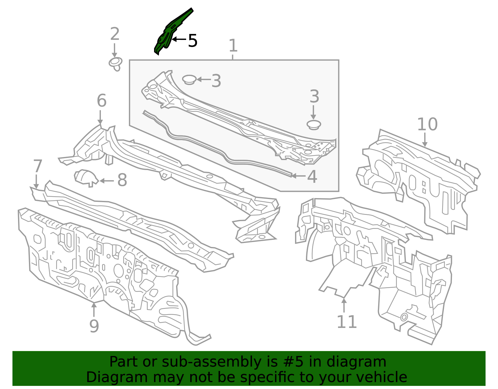 74220-TEA-T00 - 2017-2021 Honda Civic - Cover R Front Fender | Genuine ...