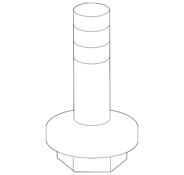 0H260-34318 - Strut Bolt 1995-2009 Kia | Kia.Parts Store