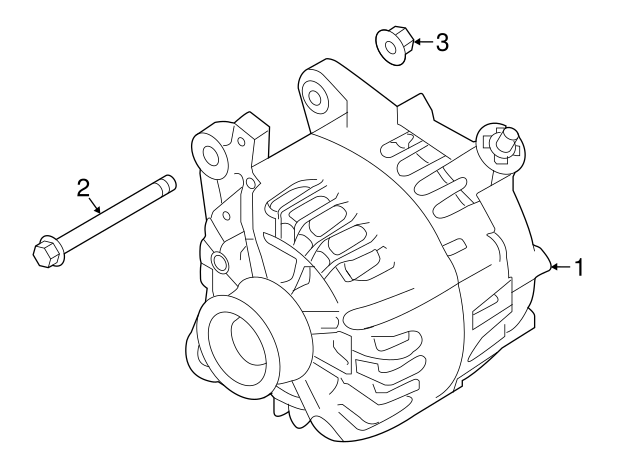23100-4BB0A - Alternator 2017-2022 Nissan Rogue Sport | Nissan Parts ...