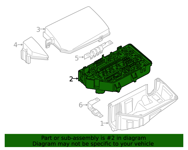 2021-2023 Volvo Fuse & Relay Box 32268459 | OEM Parts Online