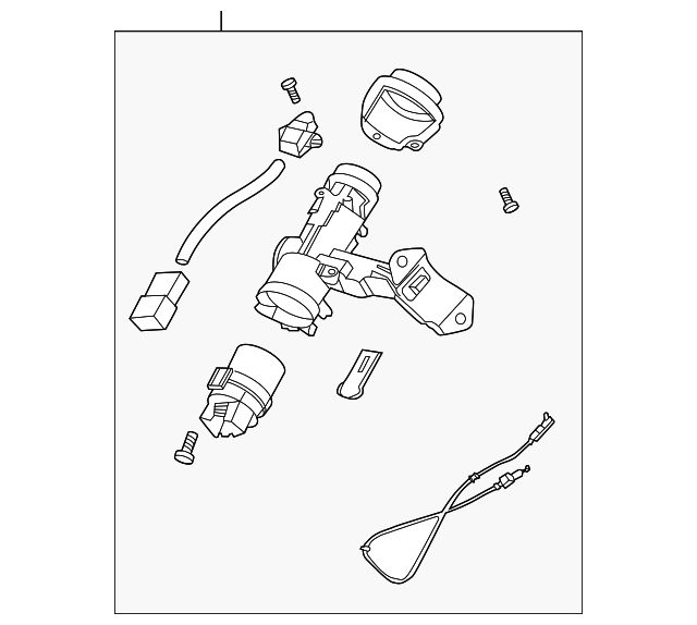 81900-2FF00 - Ignition Lock Cylinder 2007-2009 Kia | Kia.Parts Store