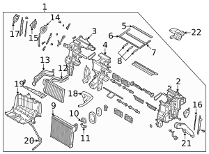 2021-2023 Kia K5 Heater Core 97138-L5000 | OEM Parts Online