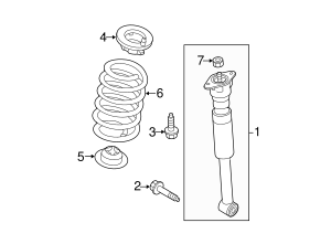 2011-2014 Mazda 2 Mount Bolt 9YA0-20-839A | OEM Parts Online