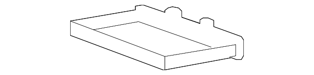 2007-2017 GM Cabin Air Filter Access Hole Cover 20968419 ...