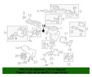 20826182 - Air Conditioning Actuator 2007-2012 GM | AutoNationParts.com