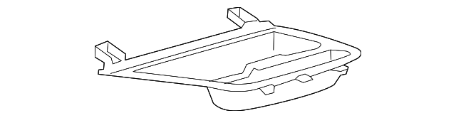 2015-2022 GM Dark Ash Gray Instrument Panel Stowage Tray 23133755 GM ...