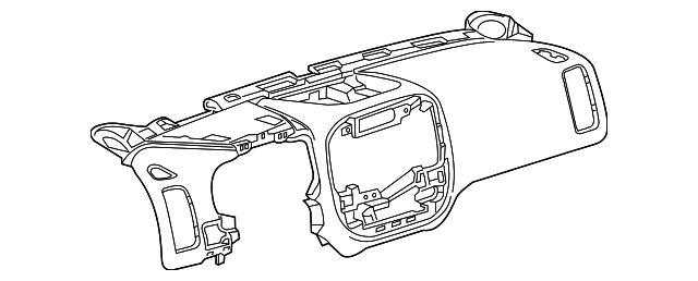 2015-2019 GMC Canyon Cocoa Instrument Panel 23344986 | TascaParts.com