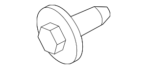 2015-2023 GM Hood Hinge Bolt 11519389 GM | GMPartsDirect.com