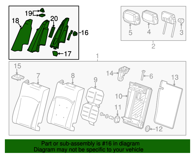 84153297 GM Bolster | GM Parts Store