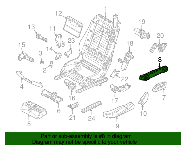 52108267438 - 2004-2010 BMW Support (52-10-8-267-438) | BMW of South ...