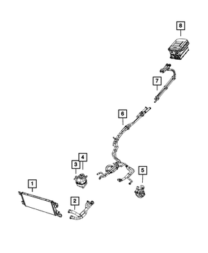 2018-2023 Jeep Wrangler Coolant Hose 68282201AD | Mopar eStore
