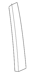 75076-0R030 - Door Applique - 2019-2023 Toyota | OEM Genuine Toyota Parts