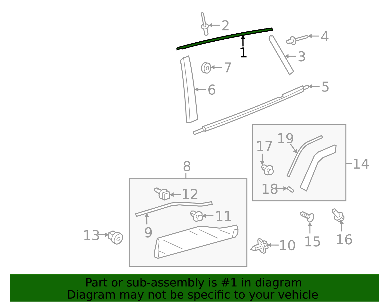 75763-0R010 - High-Quality Door Reveal Molding for 2019-2024 Toyota ...
