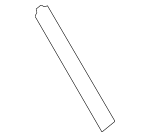 2019-2023 Toyota Rear Molding 75766-0R010 | Toyota Parts