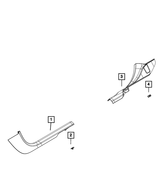2020-2023 Mopar Trim Panel Clip 5SH75DX9AA | My Mopar Parts