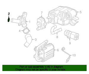 2016-2020 Mopar Egr Valve Gasket 4861968AA | TascaParts.com